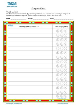 Free progress, sticker charts, flashcards, education resources - TMKed