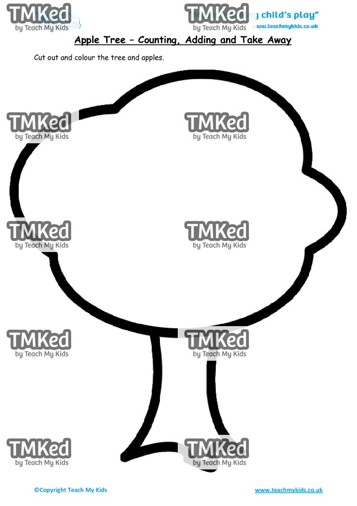 Apple Tree - Count, Add, Subtract - TMK Education