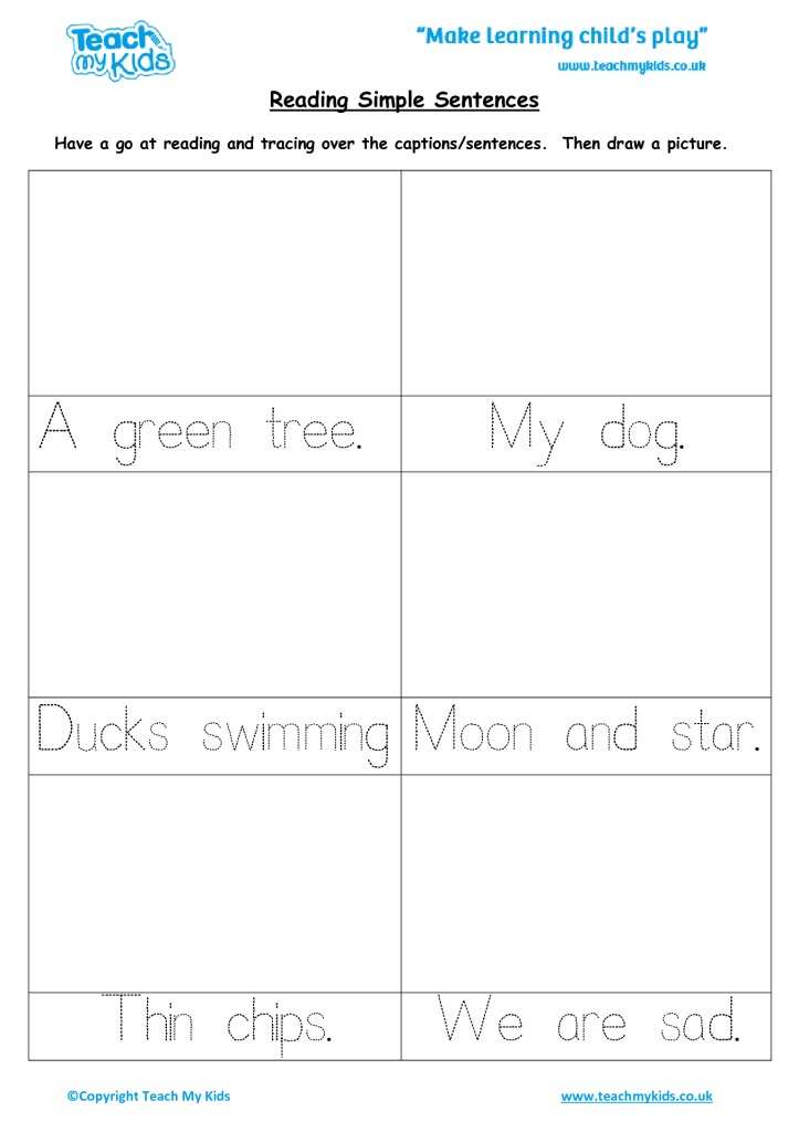 Reading Simple Sentences TMK Education Reading Simple Sentences TMK Education