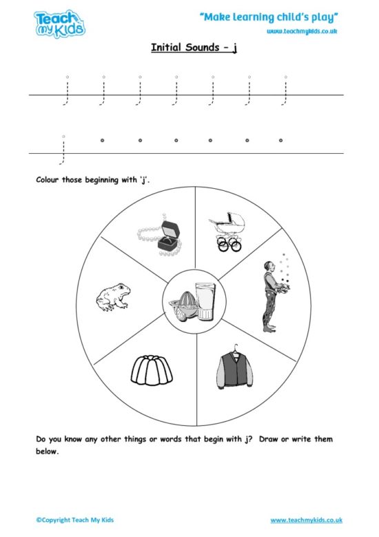 Initial Sounds - j - TMK Education