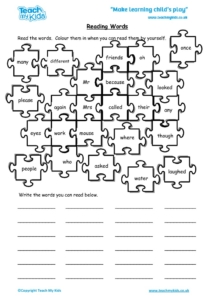 Reading Words - TMK Education