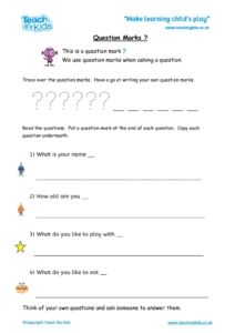 Question Marks ? - TMK Education