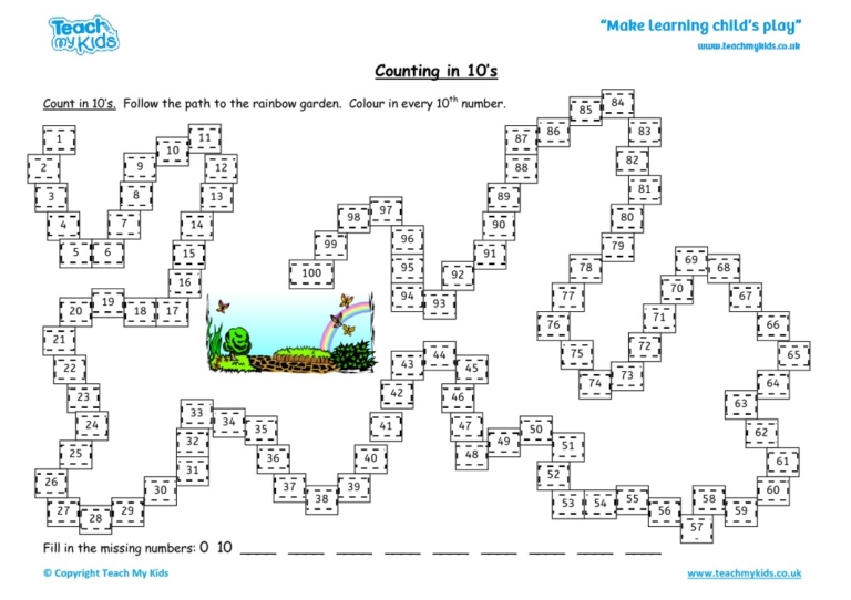 Counting in 10’s - TMK Education