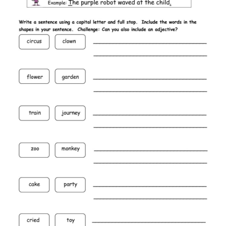 Writing Sentences - Using Capital Letters and Question Marks - TMK ...