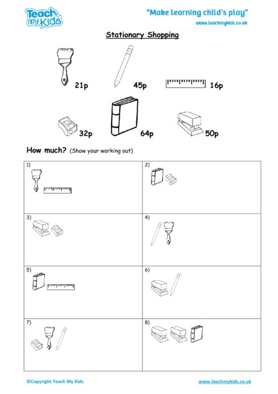 Stationary Shopping - TMK Education