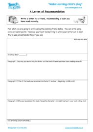 A Letter of Recommendation - TMK Education