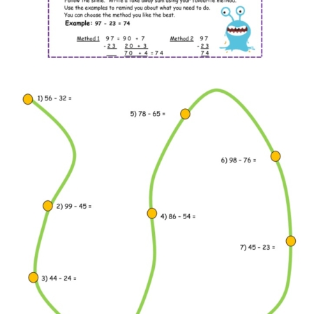 Subtraction - Expanded Column Method (borrowing) - TMK Education