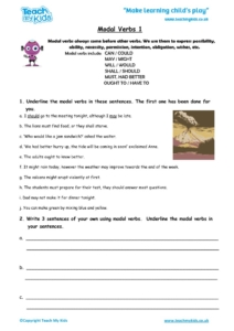 Modal Verbs 1 - TMK Education