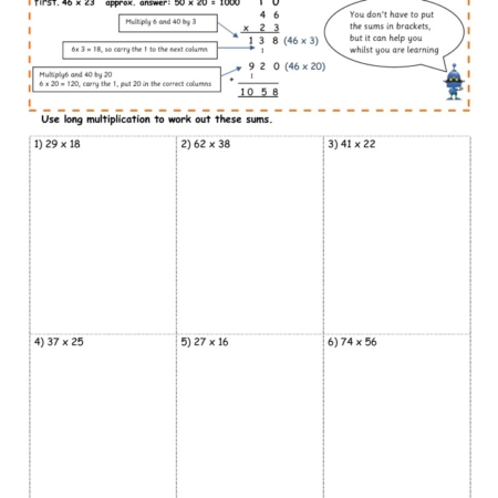 Long Multiplication tu x tu - TMK Education