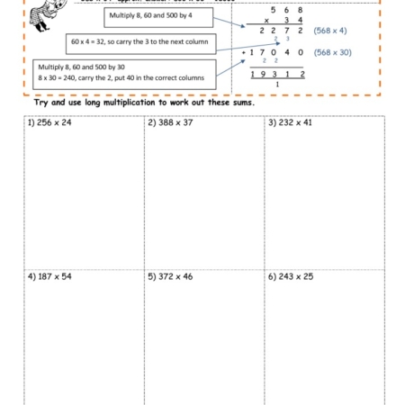 Long Multiplication (htu x tu) Flags - TMK Education